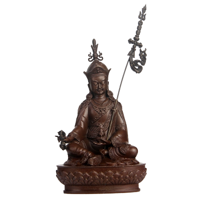 莲花生大士摆件密宗供奉铜佛像