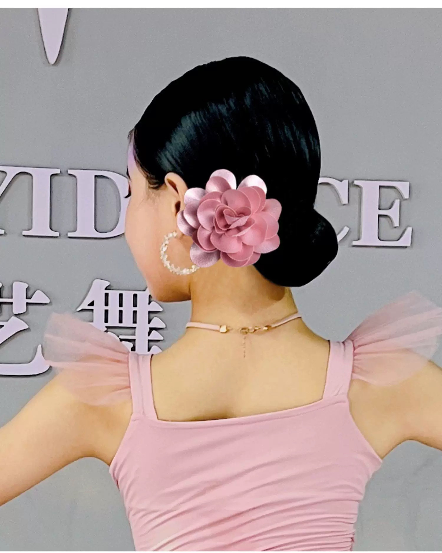 拉丁舞头花专用头饰女儿童国标舞摩登舞比赛发饰拉丁发型艺考配饰