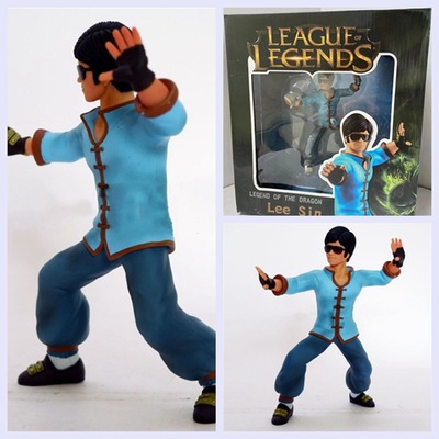 李小龙 蓝衣 Bruce Lee 1/8 综合格斗之父 模型盒装手办