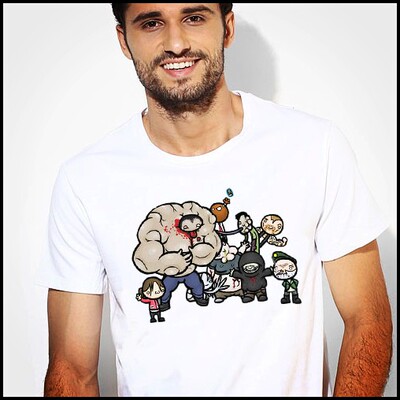 L4Dleft4dead求生之路TeeShirt圆领衣服上衣T恤美T