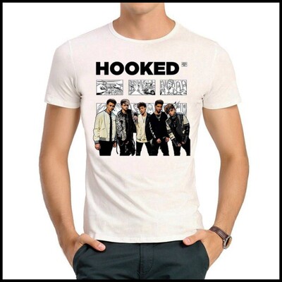 Why Dont We T-shirt 乐队Why Dont We T恤 白色 Hooked T恤 男女