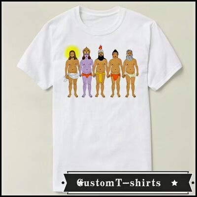 Jesus Krishna Muhammad Buddha Yahweh文化衫礼物 T恤T-shirt
