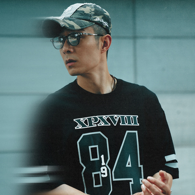 XPX 周柏豪 团队标志1984印花男女同款纯棉短袖T恤