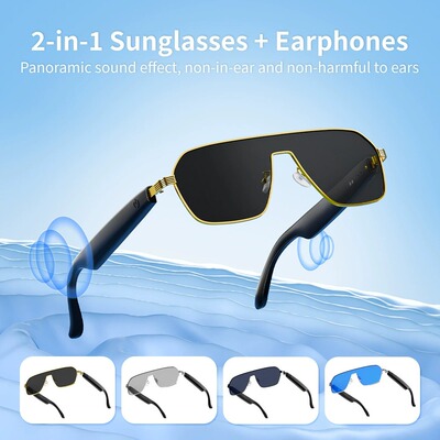 Smart Wireless Bluetooth Wearable AI Translation Glasses