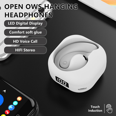 OWS bluetooth earphone open ear headset BT call earbuds