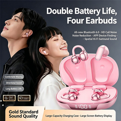 Ear Clip Open Two-in-One Bluetooth True Wireless Headset