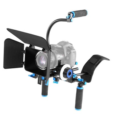 DSLR Rig Camera Shoulder Stabilizer Movie Film Support Kit