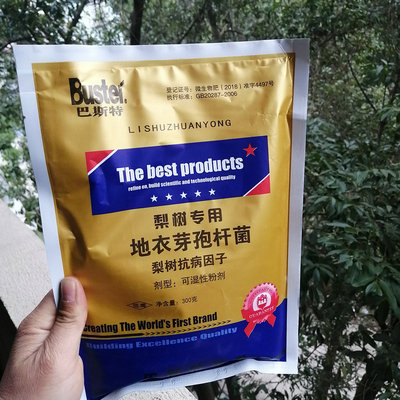 膨大剂梨子杀菌剂巴斯特梨树锈斑