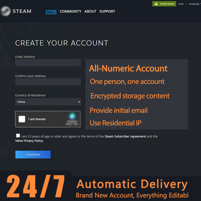 New Steam Account, One Account per Person