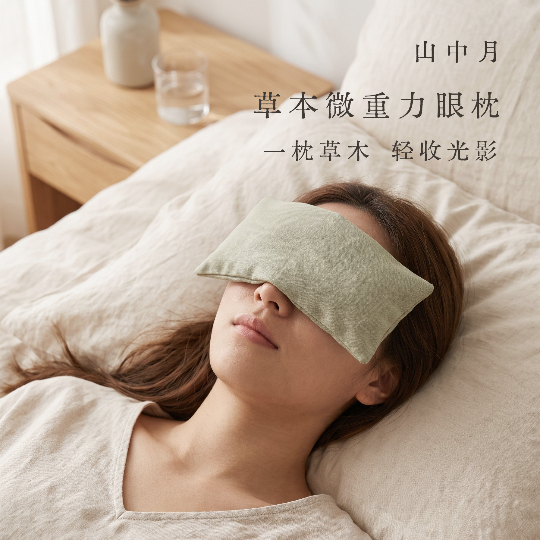 山中月 微重力草本眼枕 薰衣草洋甘菊 睡眠冷热敷舒缓眼疲劳