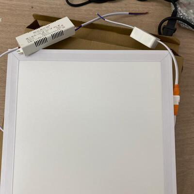 低压平板灯交直流12V24V36V工地办公室集成灯吊顶面板灯300X600MM