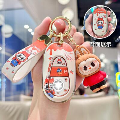适用于奔驰E300L钥匙套C260L女高档GLE350/GLC/GLS450/A级glb220