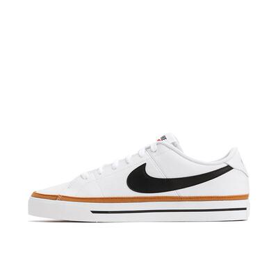 Nike Court Legacy 舒适透气 板鞋 白色/棕色/黑色CU4150-102