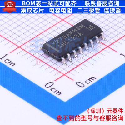 单稳态多谐振荡器 SN74AHC123ADR SOIC-16 TI/德州 电子元件配单