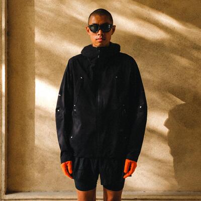 李宁正品ADV系列男子反光防风排湿经典复古连帽夹克外套AFYV009