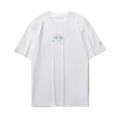 李宁短袖T恤男子运动时尚纯棉圆领运动服AHSR153