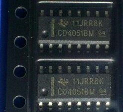 贴 CD4051 CD4051BM HEF/HCF/CD4051 贴片SOP-16 八选一模拟开关