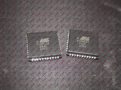 存储器芯片AT89C52-24JC AT89C52 PLCC44 ATMEL单片机AVR进口原装