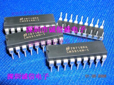 多功能驱动器LM3914N-1 LM3914N LM3914 NS 进口原装集成 电 路