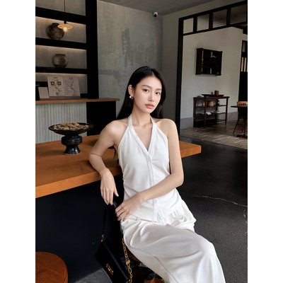 GEMQI 韩系夏日穿搭一整套装女春2025新款爆款高级感小众辣妹套装