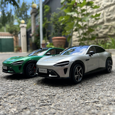 1:18原厂汽车模型 小米汽车 YU7 法拉米 仿真合金收藏新能源车模