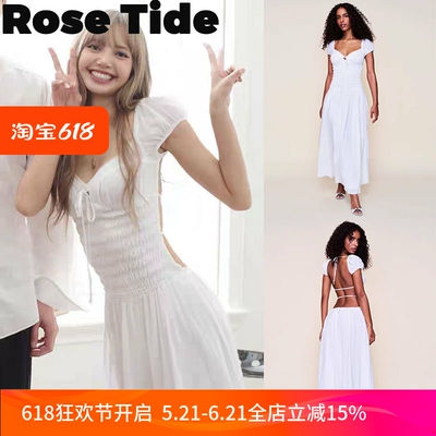 正品Guizio连衣裙Lisa同款长裙