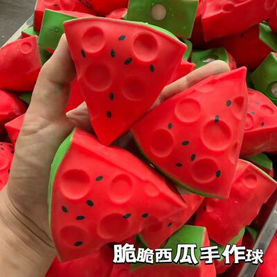 Watermelon Crunchy Building Block Handmade Squishy Ball