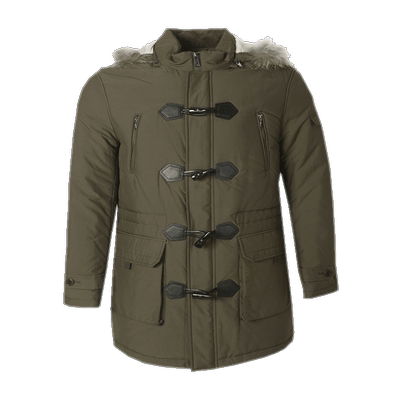 fog伦敦雾男士可脱卸帽立领棉衣