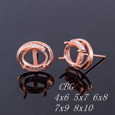 多规格925银时尚风耳钉