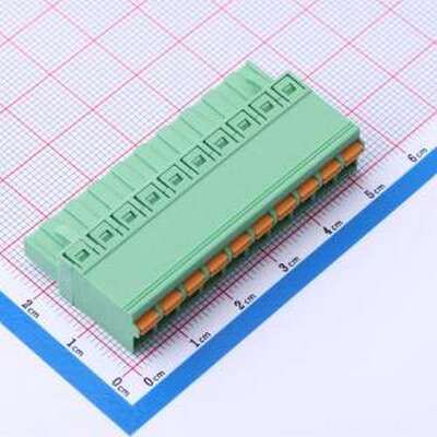 JL2EDGKN-50810G01 插拔式接线端子 1x10P 5.08mm 排数:1 每排P数