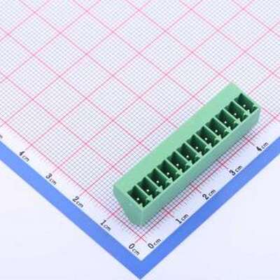 JL15EDGLC-35012G01 插拔式接线端子 1x12P 3.5mm 排数:1 每排P数