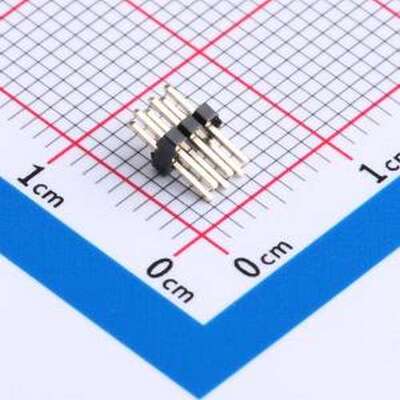 MTP310-1203S1 排针 2x3P 间距:1.27mm 插件,P=1.27mm