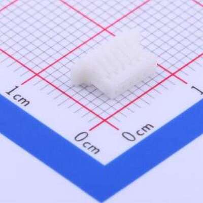 A1001HB-06PN0WNPN10G 胶壳(线对板/线对线) 1mm 1x6P 白色 P=1mm