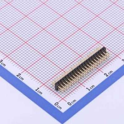X1321WV-2x21J-C30D23 排针 2x21P 间距:1.27mm 方针 插件,P=1.27