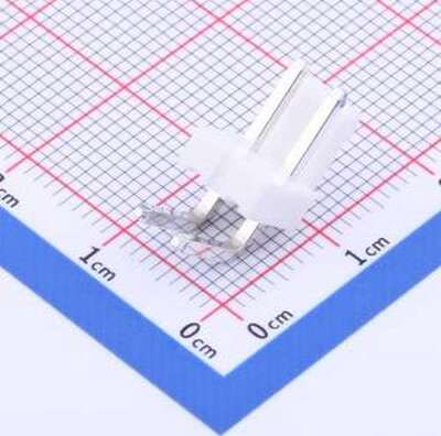 X9396WR-02A-N0SN 线对板针座 1x2P 间距:3.96mm 弯插 弯插,P=3.9