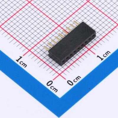X1311FV-09-C43D24 排母 间距:1.27mm 1x9P 直插 插件,P=1.27mm