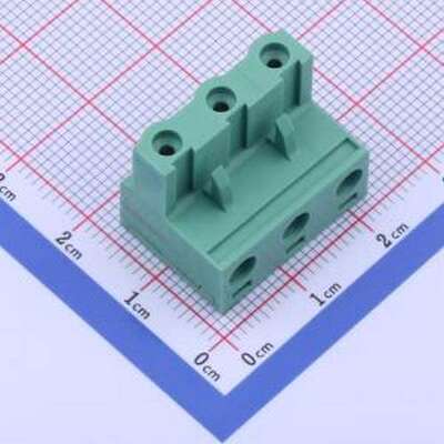 JL2EDGK-76203G03 插拔式接线端子 1x3P 7.62mm 排数:1 每排P数:3