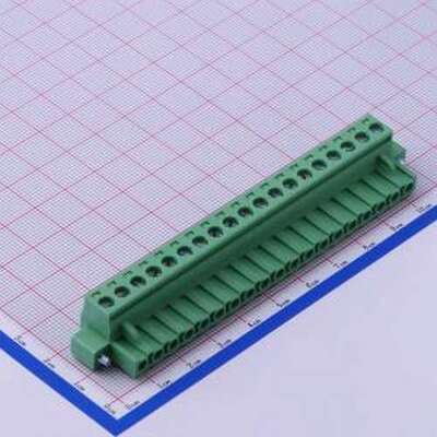 DB2EKM-5.08-19P-GN-S 插拔式接线端子 5.08mm 1x19P 排数:1 每排