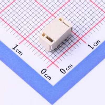 1.25-4PLTDK 线对板针座 1x4P 间距:1.25mm 立贴 SMD,P=1.25mm