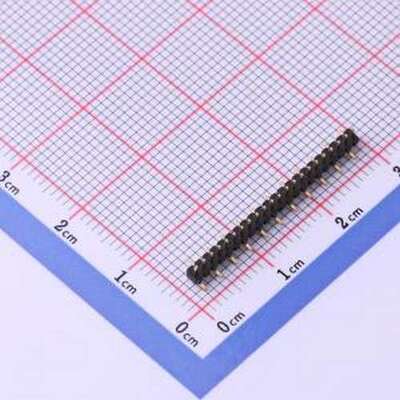 X1311WVS-22J-C18D42R2 排针 1x22P 间距:1.27mm 方针 SMD,P=1.27