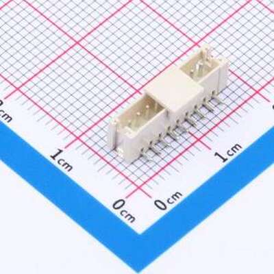 XDWF-0150-9P 线对板针座 间距:1.5mm 立贴 系列:ZH SMD,P=1.5mm