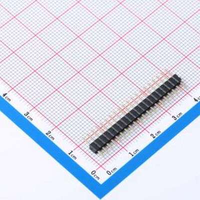 GPFA104-2002A003R1BA 排针 1x20P 间距:2mm 方针 直插 插件,P=2m