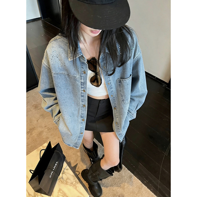 诺华NovaBloom-牛仔蓝衬衫款时髦牛仔外套(大货不收版)KLY367799