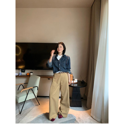 DONGJIE 东捷-26年春款超百搭档口主推款休闲裤(配腰带)6010