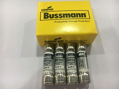 KLM 5 快速熔断器保险丝Limitron10X38 陶瓷BUSS 全新正品 5A600V