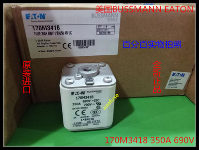 170M3418 美国BUSSMANN 熔断器 350A 690V 原装进口全新正品