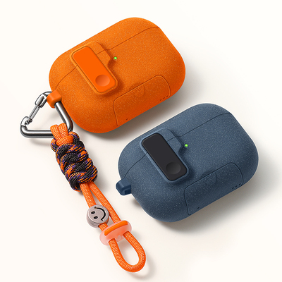 适用airpodspro3保护套airpodpro3高级感airpods4男生4代锁扣创意3代磨砂pro2盒防开盖苹果耳机air4壳