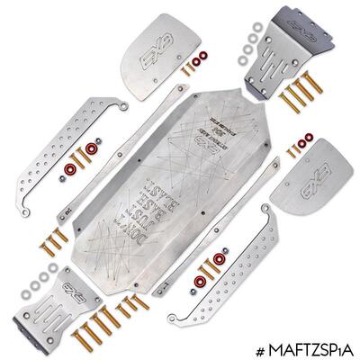 ARRMA 1/7 FIRETEAM 不锈钢升级件 底盘装甲 护甲 防撞 防护