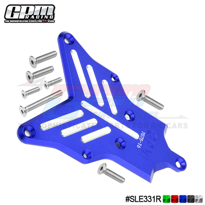 TRAXXAS 1/8 4WD SLEDGE 雪橇 铝合金7075-T6后底板保护盖