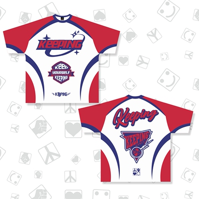 KeepingGear|速干球衣Popping短袖不变形舒适显Pop宽松街头版型